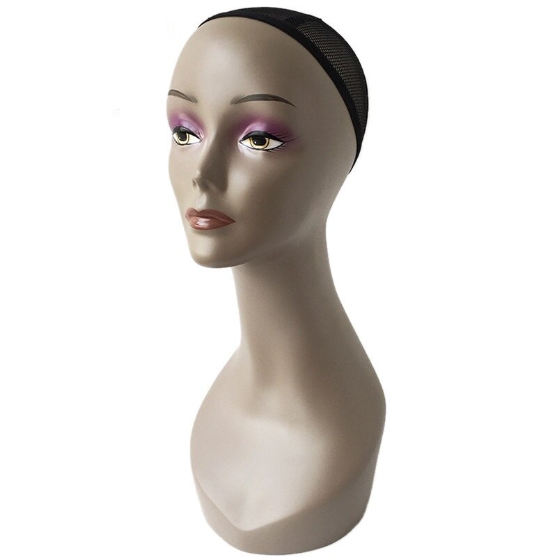 CAMMITEVER Fiberglass Mannequin Head for Black Wom... – Grandado