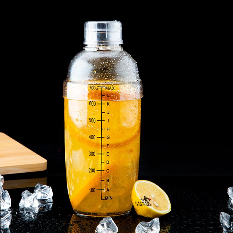 Plactic Cocktail Boston Bar Shaker Transparent Goo... – Grandado