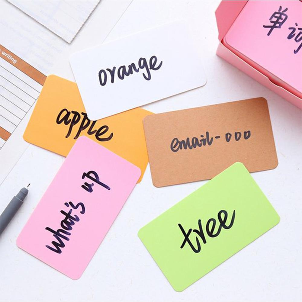 100 Sheets of Kraft Paper Card Blank Business Card... – Vicedeal