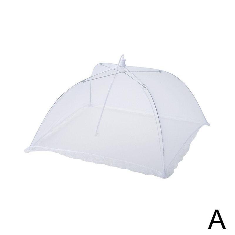 White Square Food Cover Mesh Foldable Removable An... – Grandado