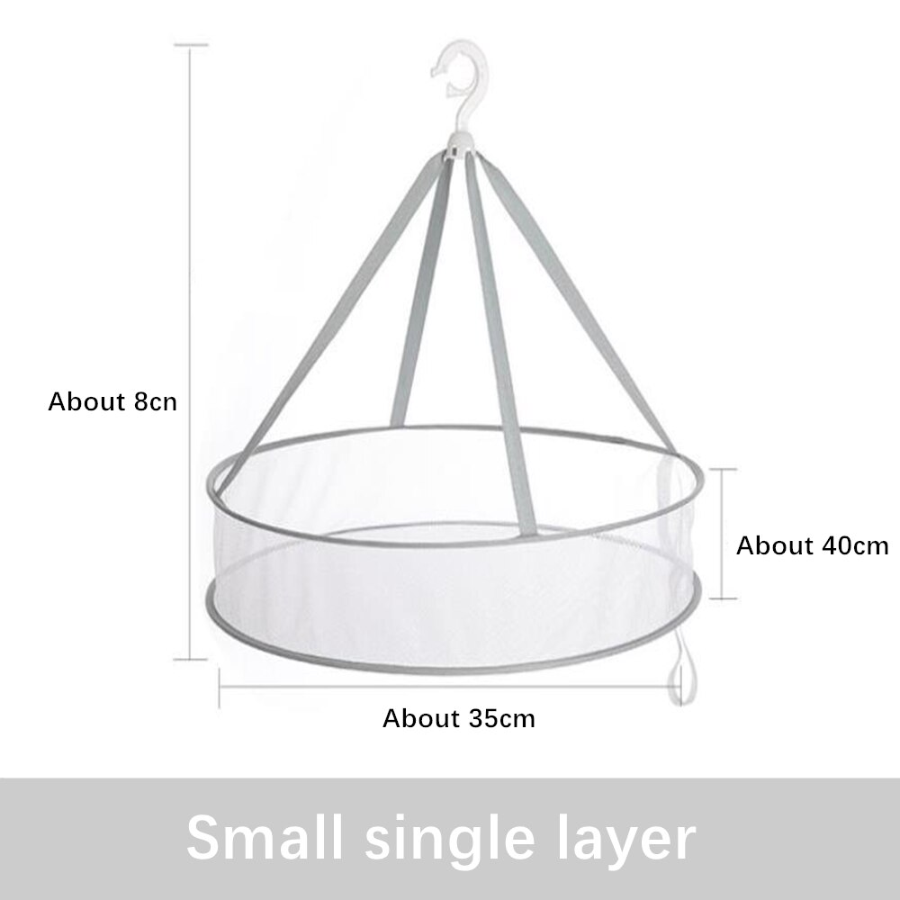 Folding household clothes drying net drying sweate... – Grandado