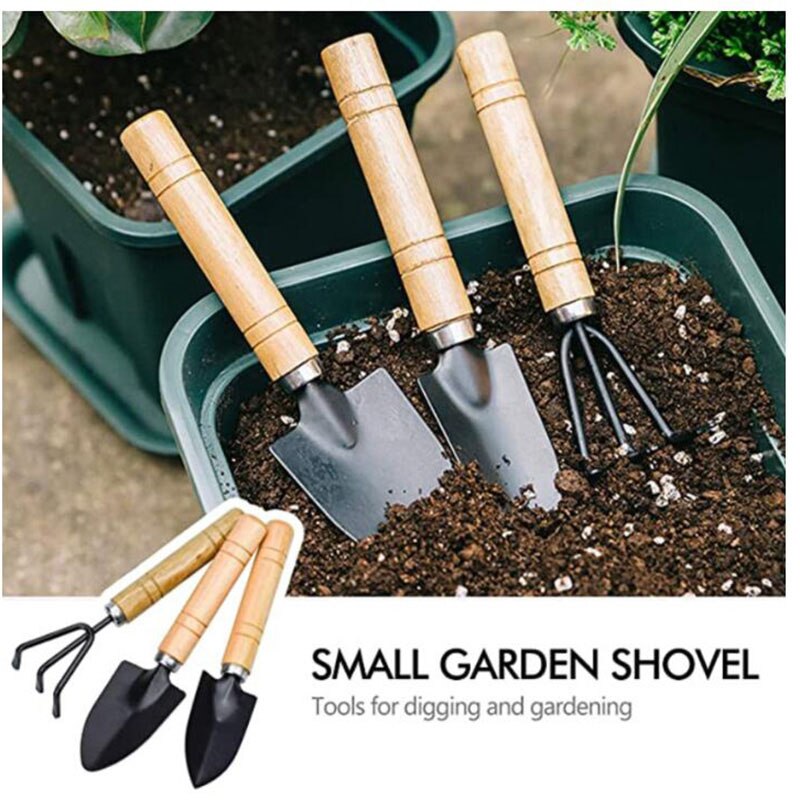 3pcs Mini giardino fiori pianta utensili a mano pa... – Grandado