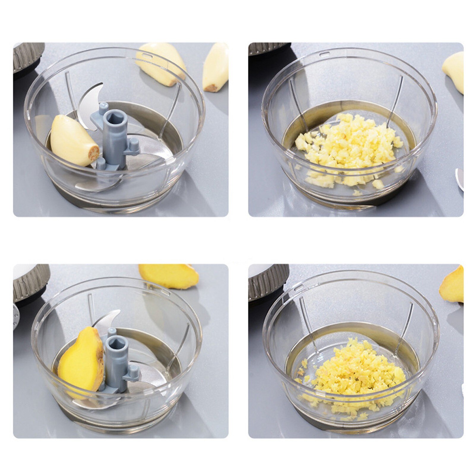 Up Grade Mini Hand Pull Vegetable Food Garlic Onio... – Grandado