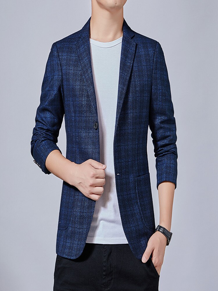 Suit Jacket Men Korean Leisure Business Formal Jac... – Grandado