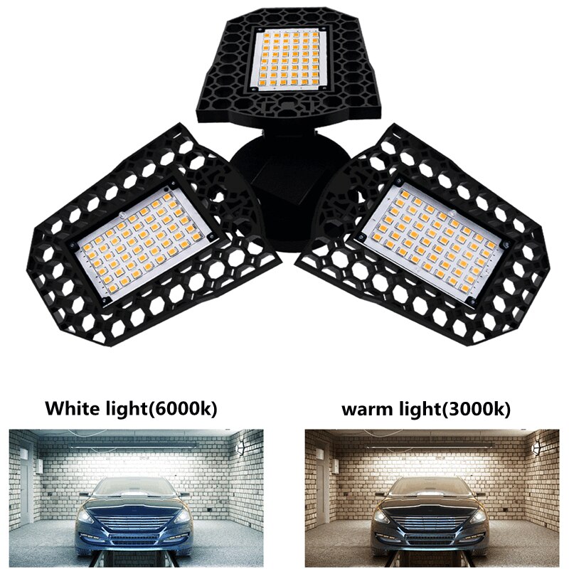 Led Garage Licht 40W60W80W Verlichting Vervorming ... – Grandado