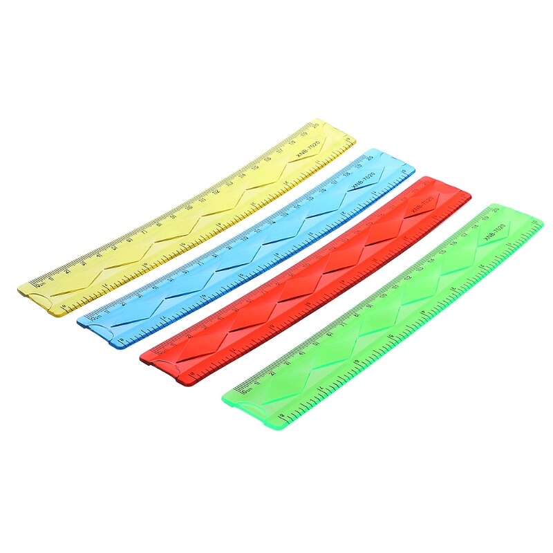 1PC Soft 20cm Ruler Multicolour Flexible Stationer... – Grandado