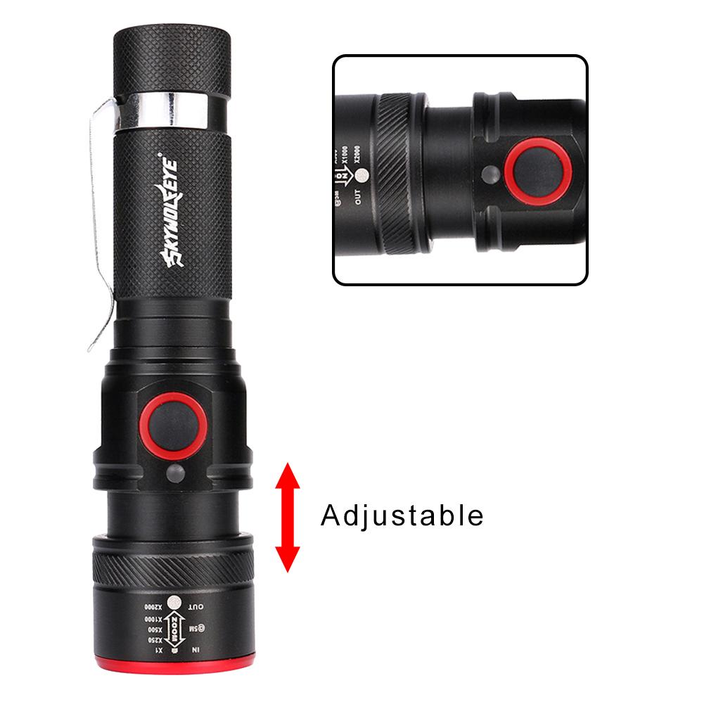 Skywolfeye Waterproof 2000LM T6 Aluminum Alloy Tel... – Grandado