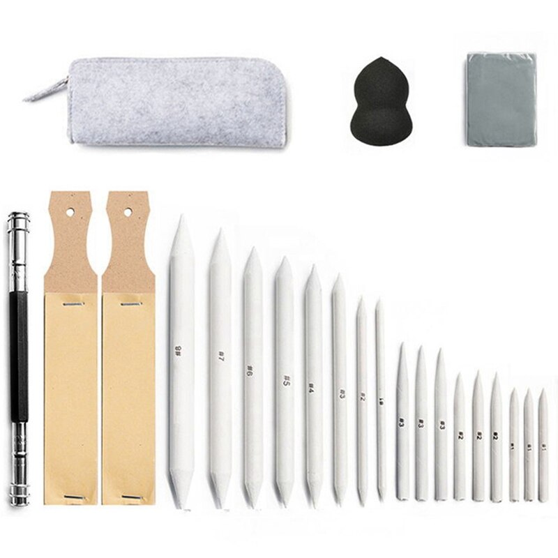 24 Piece Set of Paper Eraser Pen Pencil Extender S... – Vicedeal