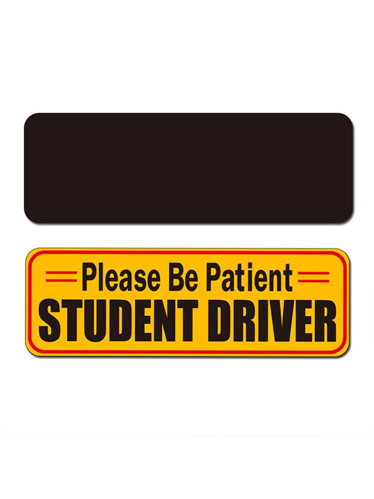 Student Driver Magnet Safety Sign Vehicle Bumper M... – Grandado