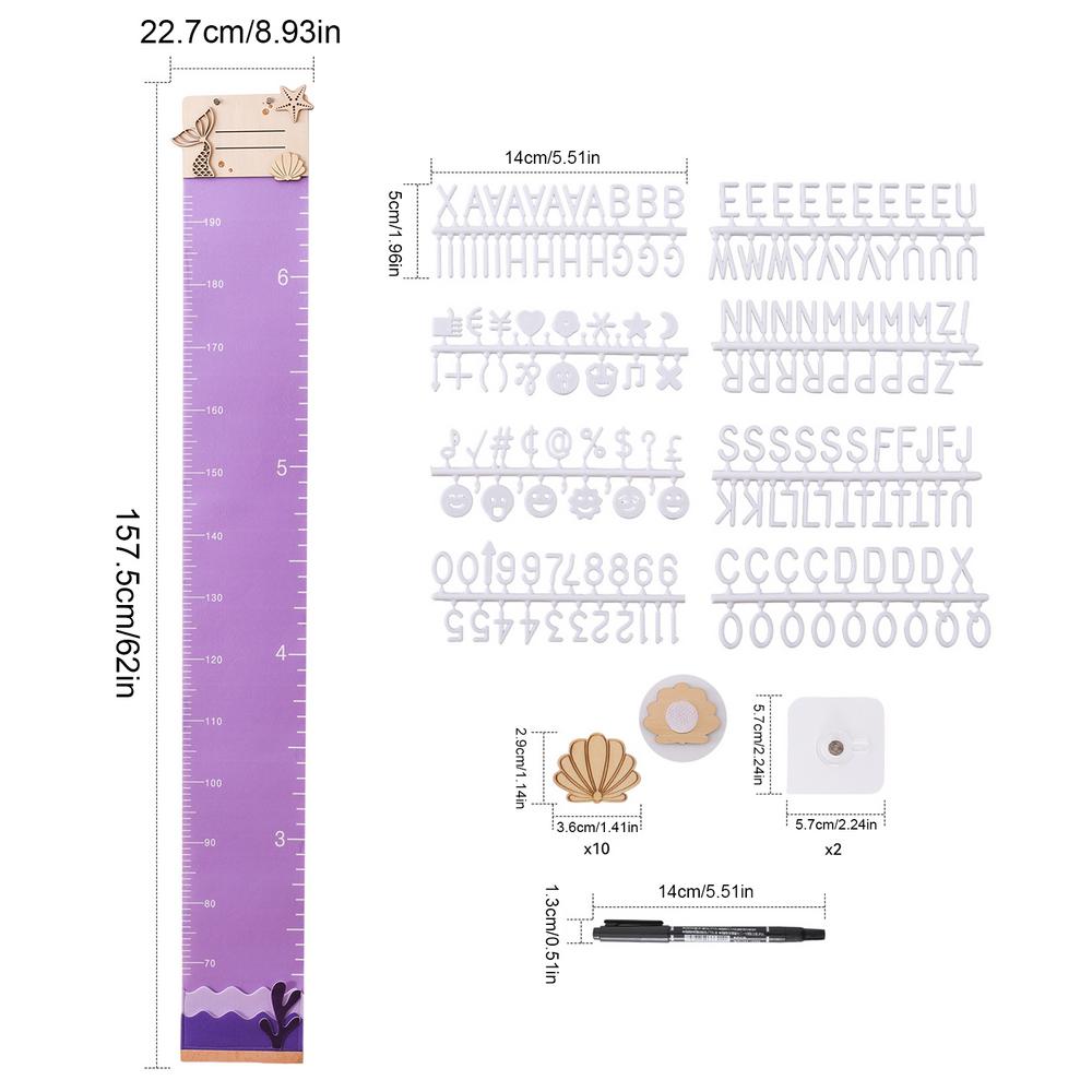 Height Ruler For Wall Precise Cartoon Height Ruler... – Vicedeal