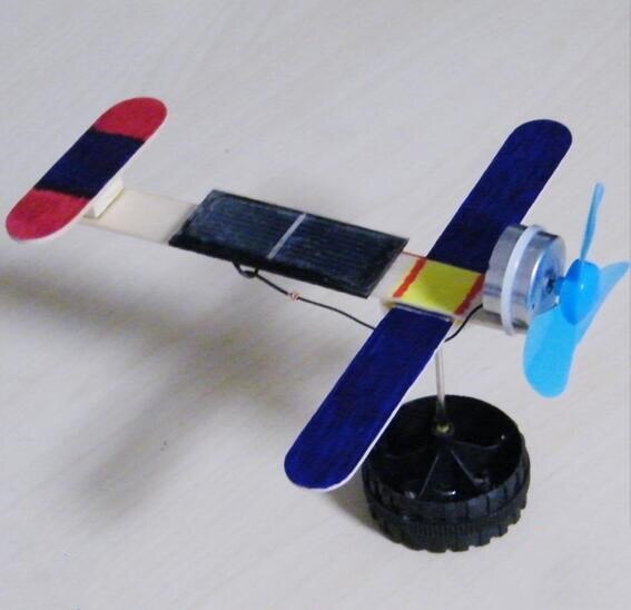 Solar Energy Toys Airplane Diy Educational Toys As... – Grandado