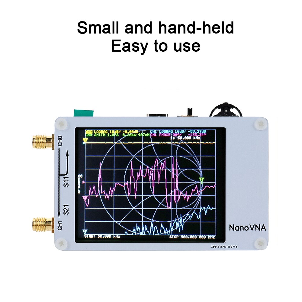 NanoVNA Antenna Analyzer Digital Touch Screen MF H... – Vicedeal