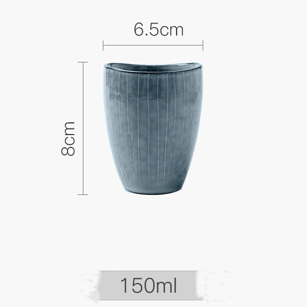 Ceramic Water Mug Japanese Style Coffee Cup Tablew... – Vicedeal