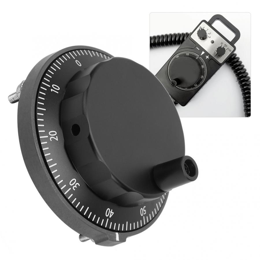80mm CNC Pulser Handwheel 5V 6Pin Black Handwheel ... – Grandado