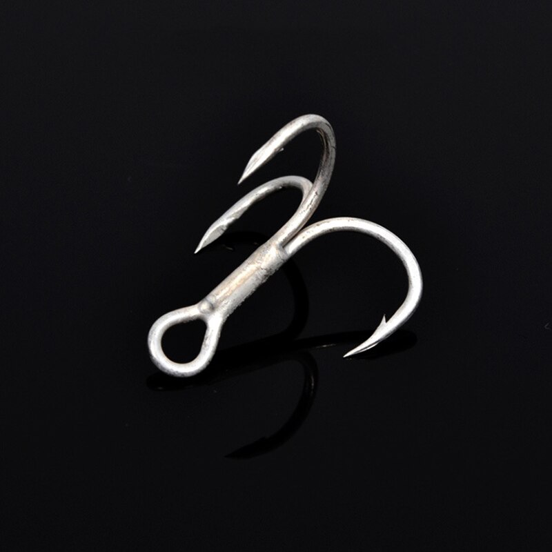 Three Hooks Lot 10pcs Fishing Hooks Treble With Fe... – Grandado