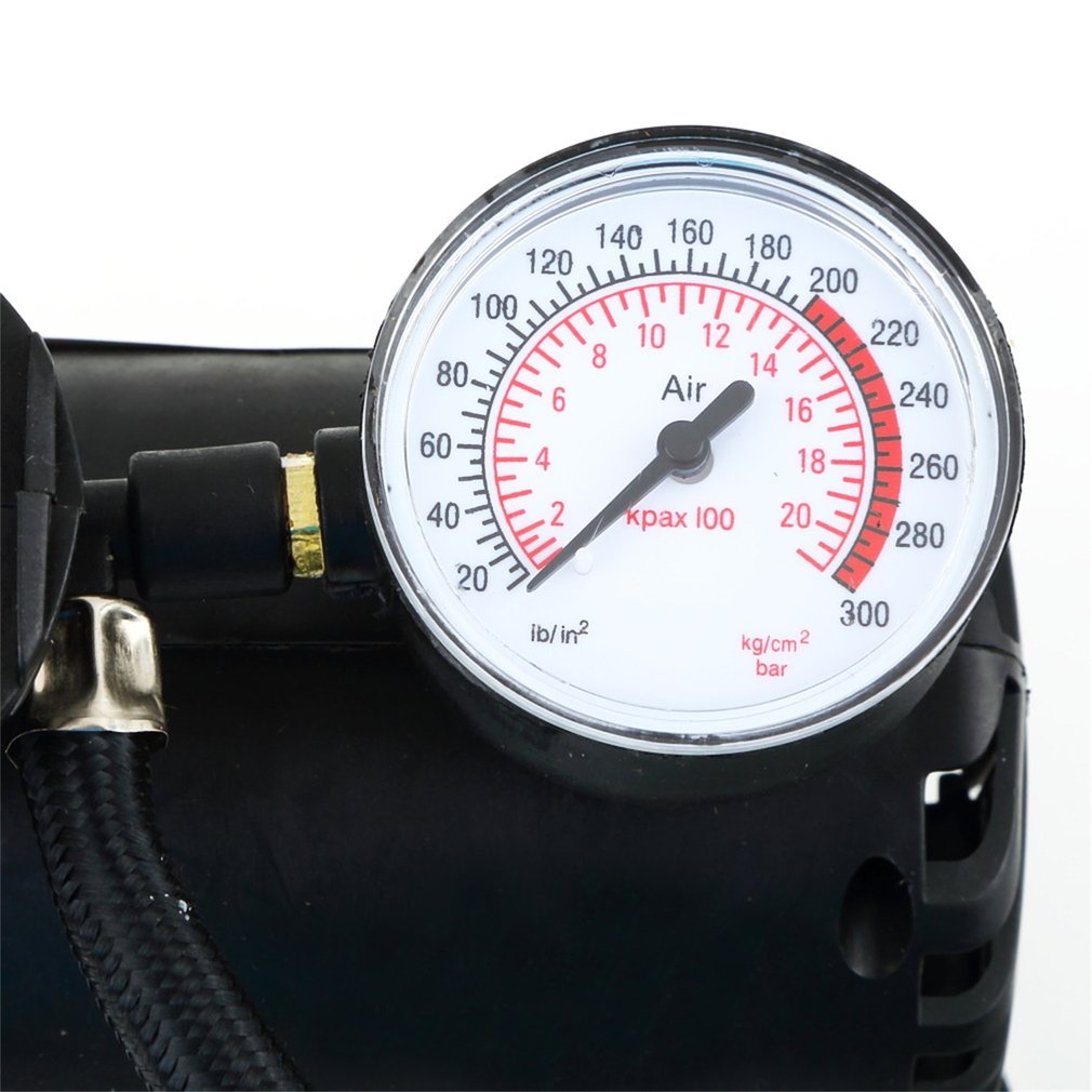 Black Portable Versatile 12V 300PSI Car Tire Tyre ... – Grandado