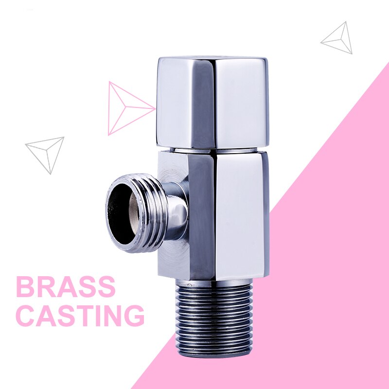 SHAI Bathroom Hardware Brass Angle Valve Square Wa... – Vicedeal