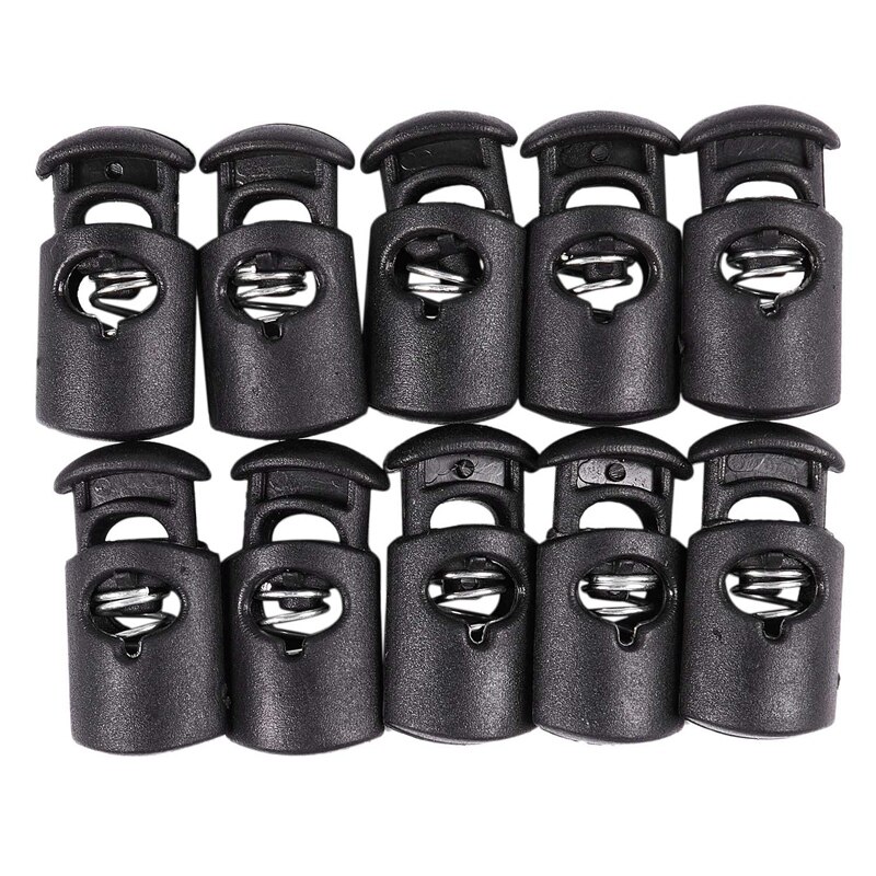 10 Pcs 4 mm Dia Double Hole Cable Stopper Cord End... – Grandado