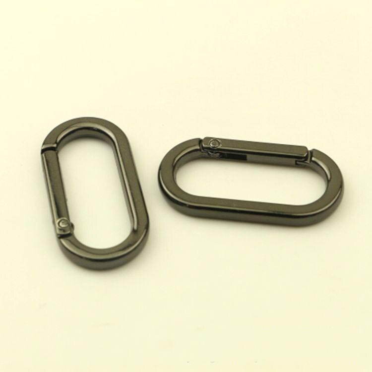 5/10pcs Spring Oval Ring Openable Keyring Leather ... – Grandado