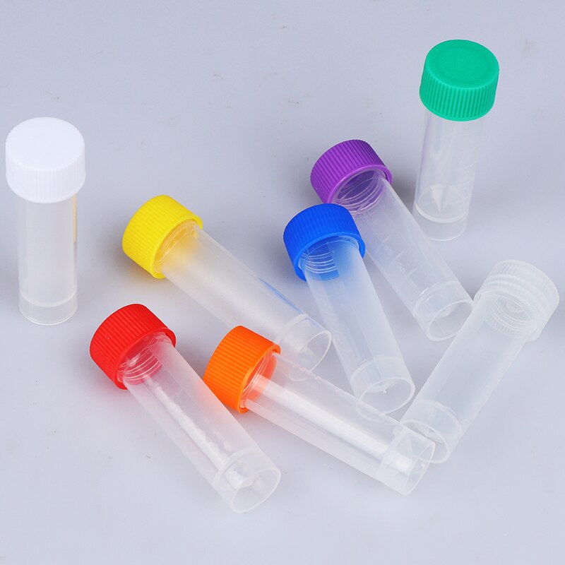 50 stks, 5 ml PP Lab Cryopreservatie Buis Cryotube... – Grandado