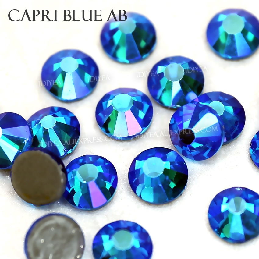Capri Blau AB glas Fix strass strass kristall hotf... – Grandado