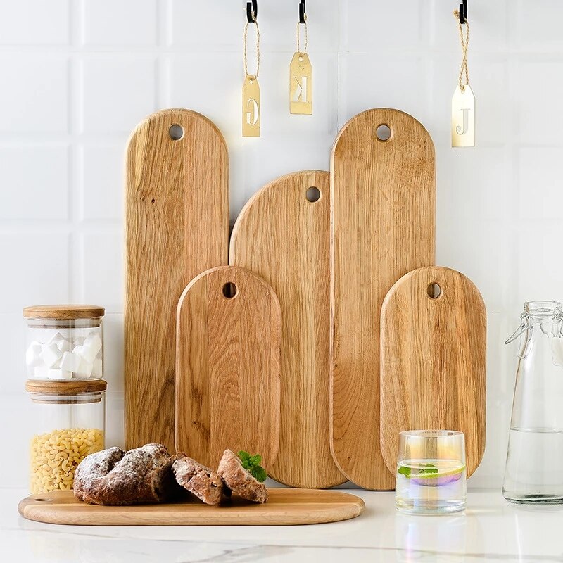 Japanese-style Rectangle Whole Wood Kitchen Cuttin... – Vicedeal