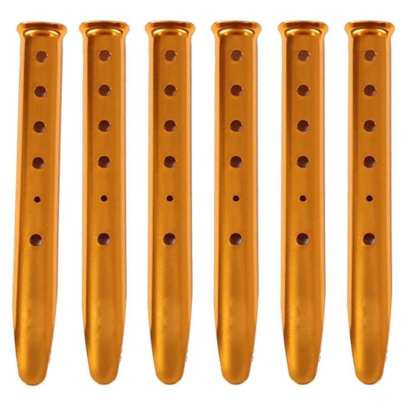 6Pcs Snow and Sand Tent Stakes Pegs Aluminum Alloy... – Vicedeal