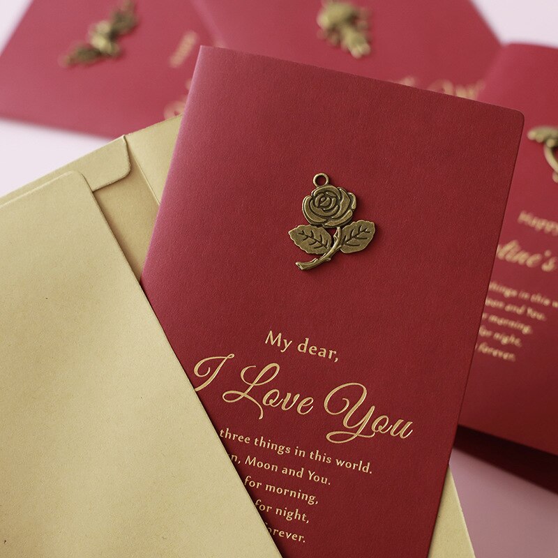 Retro Metal Handmade Top Grade Greeting Card Greet... – Grandado