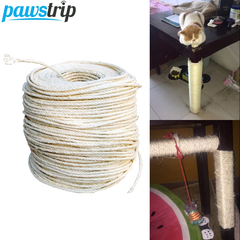 pawstrip 1/3/5M Sisal Rope For Cats Scratching Pos... – Vicedeal