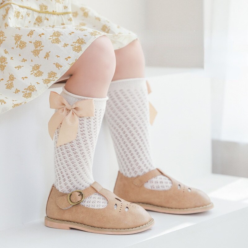 Summer Princess Socks Mesh Baby Socks Bow Girls So... – Grandado