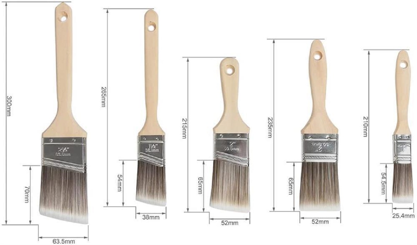 5 Teile/satz Farbe Pinsel einstellen Öl Zeichnung ... – Grandado