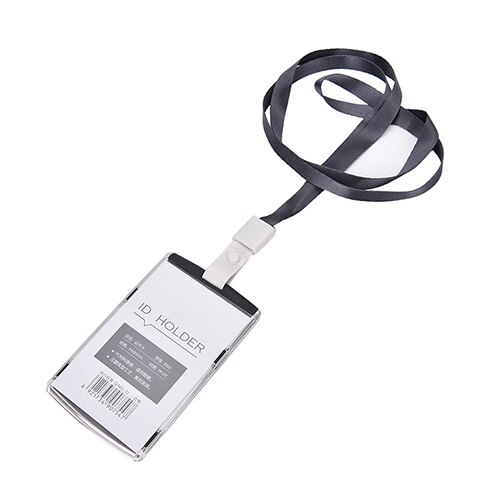 1 Pcs Vertical Transverse Clear Plastic ID Name Ca... – Vicedeal