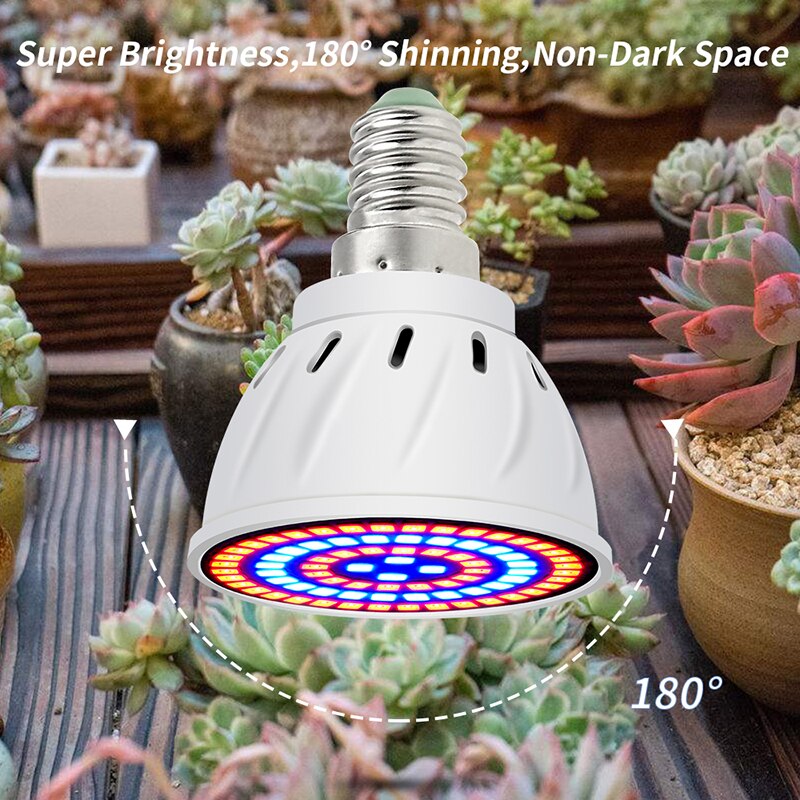 48/60/80Leds Phyto Hydroponic Growth Light E27 Led... – Grandado