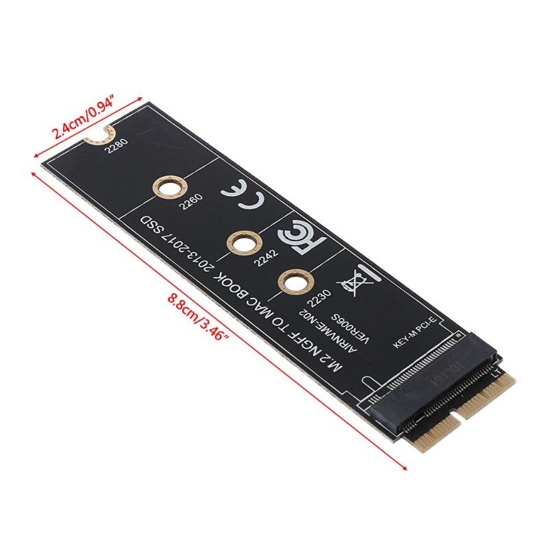 M.2 PCIE NVME SSD Adapter Converter Card for Apple... – Vicedeal