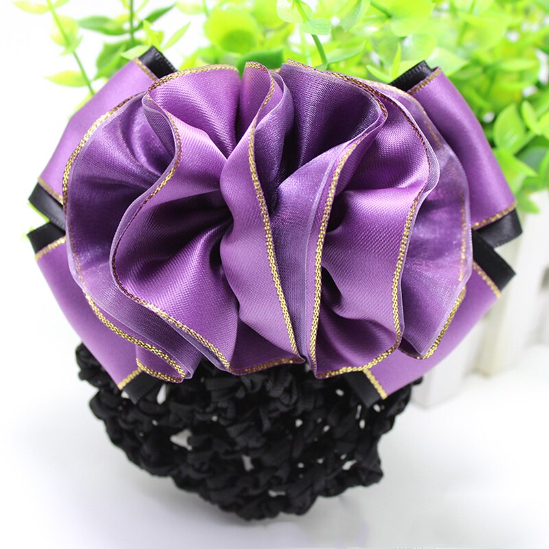 Elastic Edge Mesh Hair Flower Styling Hair Bun Net... – Vicedeal