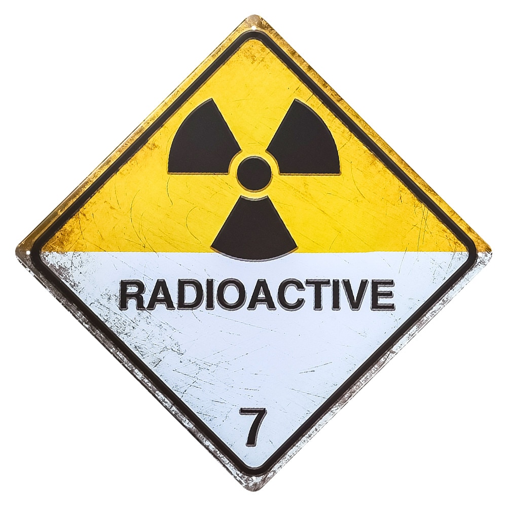10 x 10 Metal Sign - Caution Radioactive Materials... – Grandado