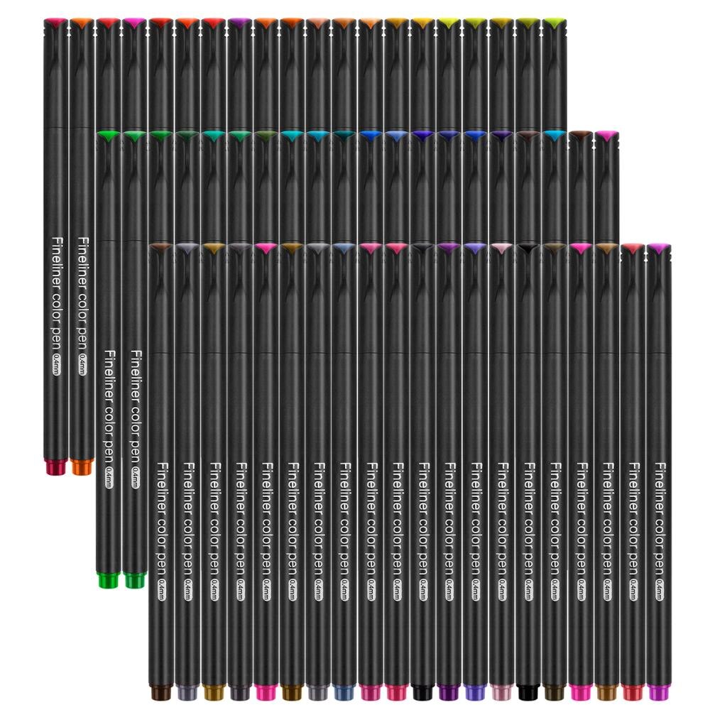 Fineliner Color Pens Water Marker Pen Black To Sch... – Vicedeal