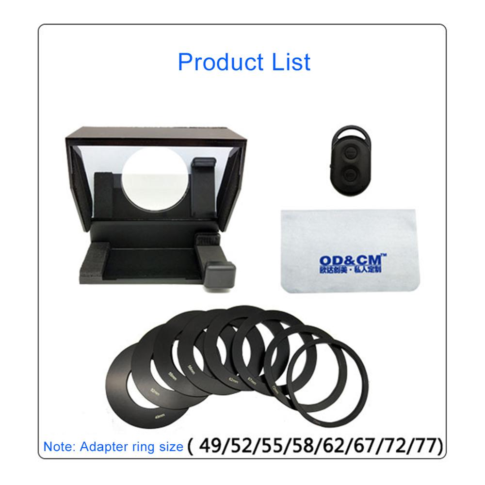 Mini Teleprompter Smartphone Prompter for Camera D... – Grandado