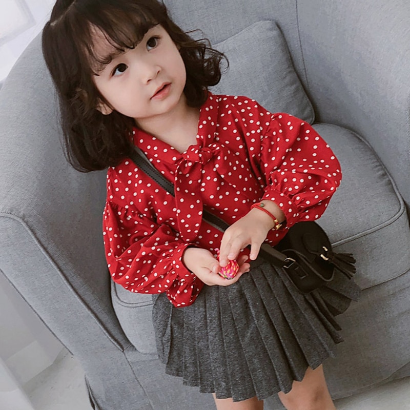 Girls Pleated Skirts Spring Autumn Kids School Ski... – Grandado