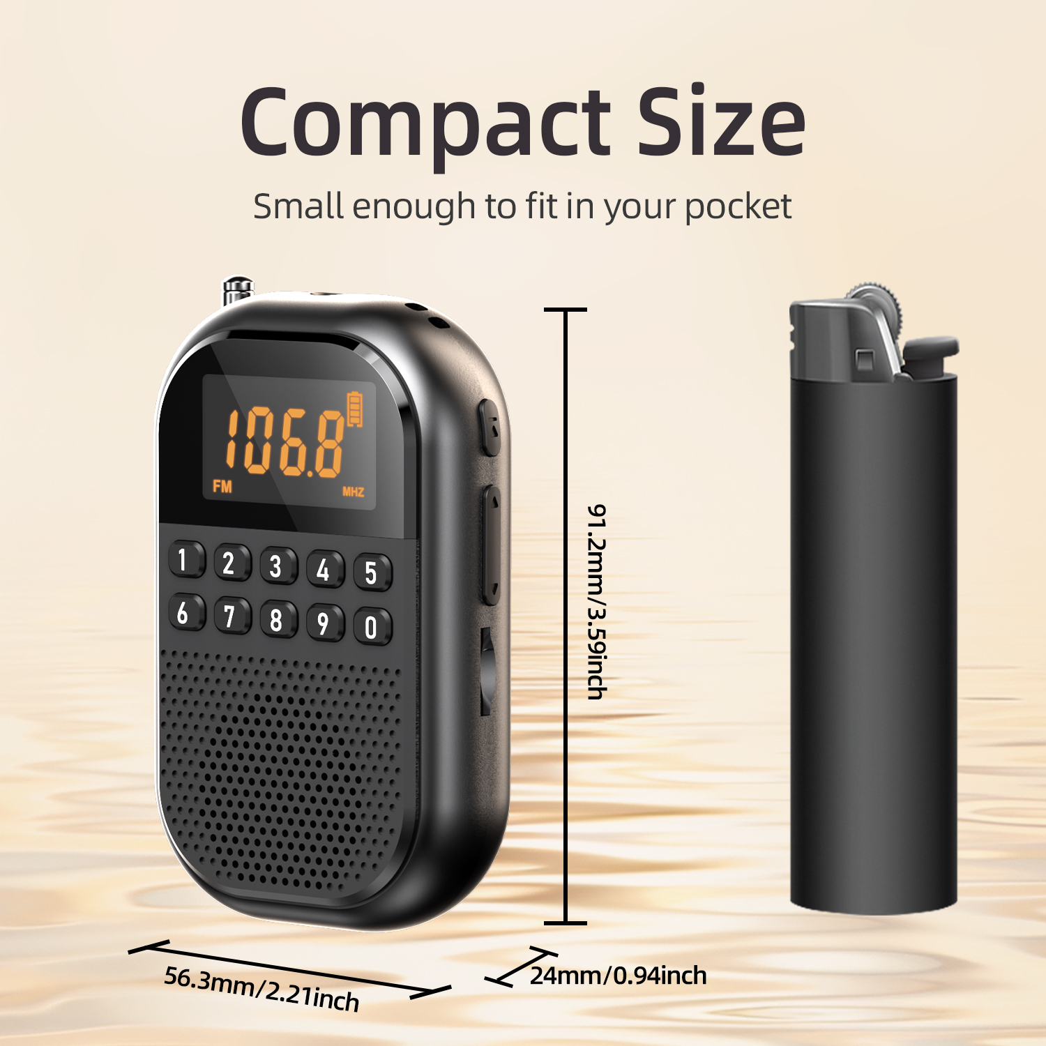 [Mini Radio Pro] USB/SD Dual Card Decoding | HD Ra... – Grandado