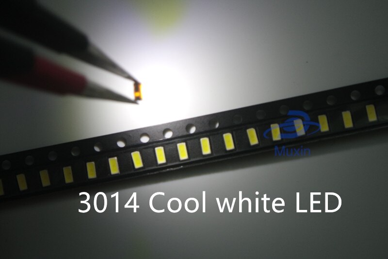 3014 smd led 200 st chip vit ultraljus 0.1w 11-13l... – Grandado