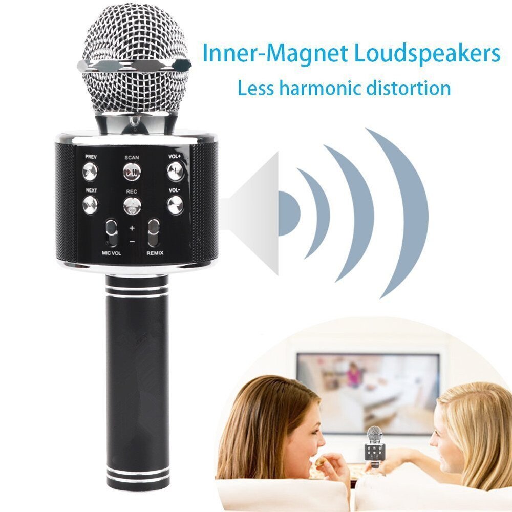 wireless bluetooth microphone WS858 condenser kara... – Grandado