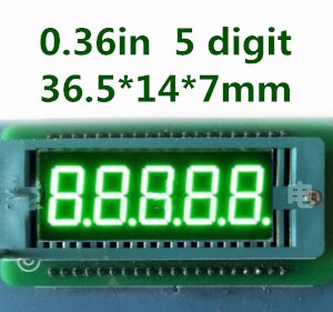 Pure Groene 0.36 "inch LED digital tube 0.36in dig... – Grandado