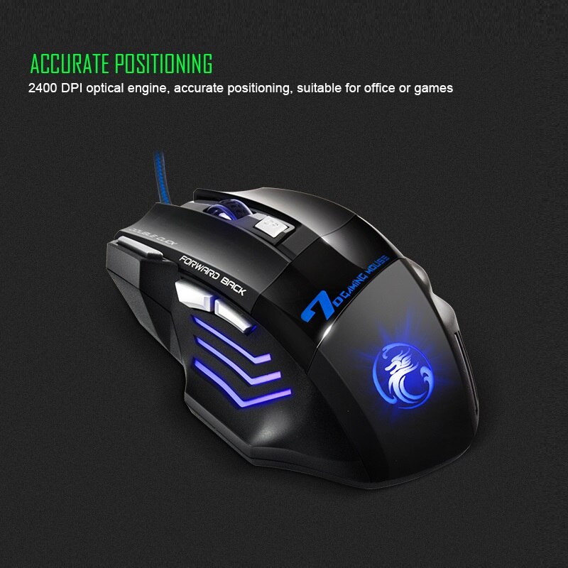 USB Waterproof Gaming Keyboard Mouse RGB Wired Bre... – Vicedeal
