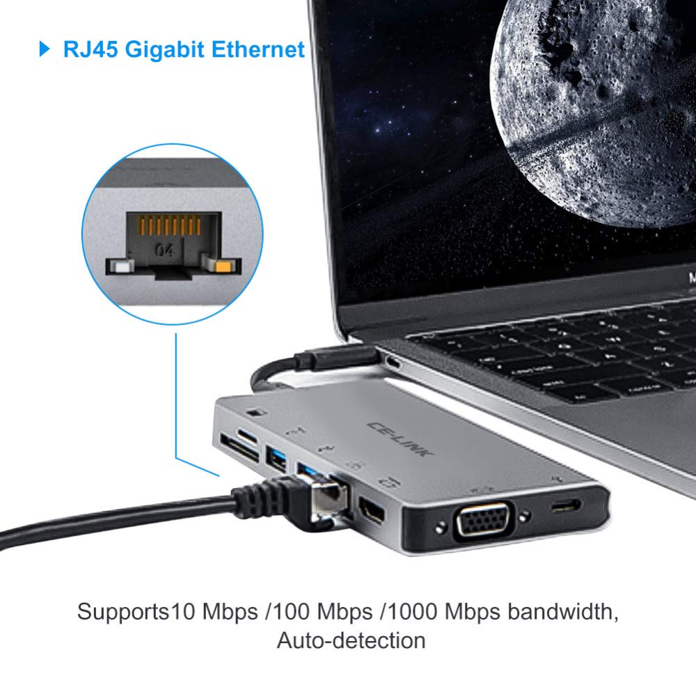 USB C Multiport Adapter, cableCreation Typ C zu HD... – Vicedeal