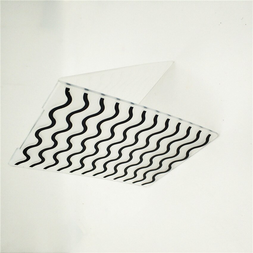 10.5x14.5cm Wavy lines Embossing folders Plastic b... – Grandado
