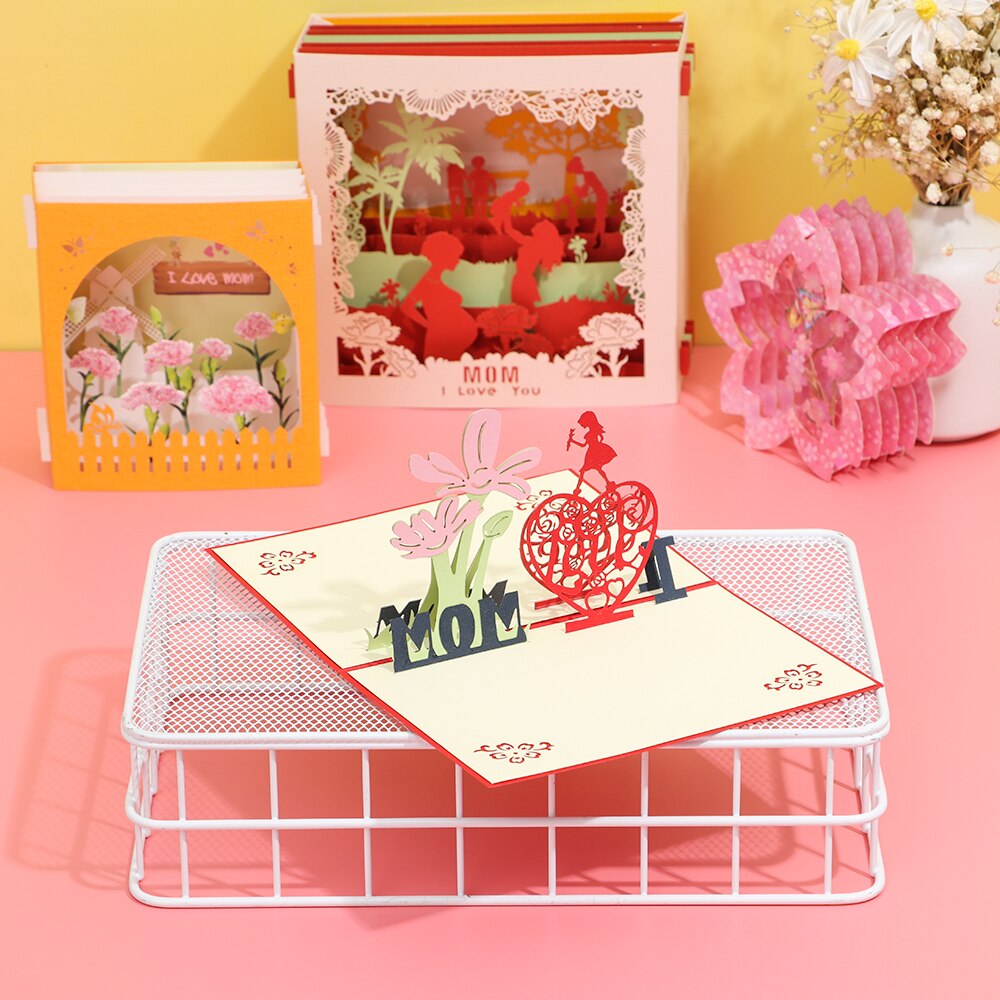 Bloem 3D Groeten Card Moeders Dag Pop Up Kaarten V... – Vicedeal