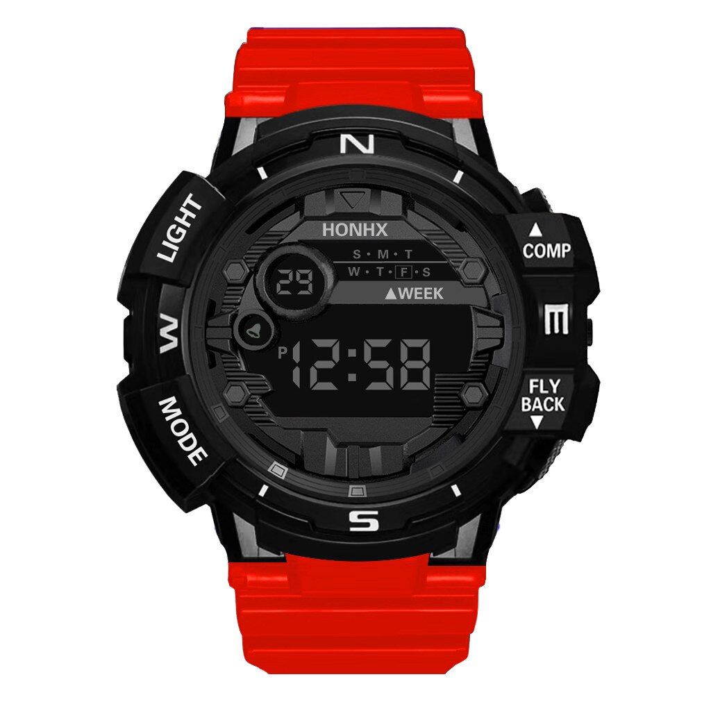Heren Digitale Led Display Horloges Waterdicht Spo... – Vicedeal