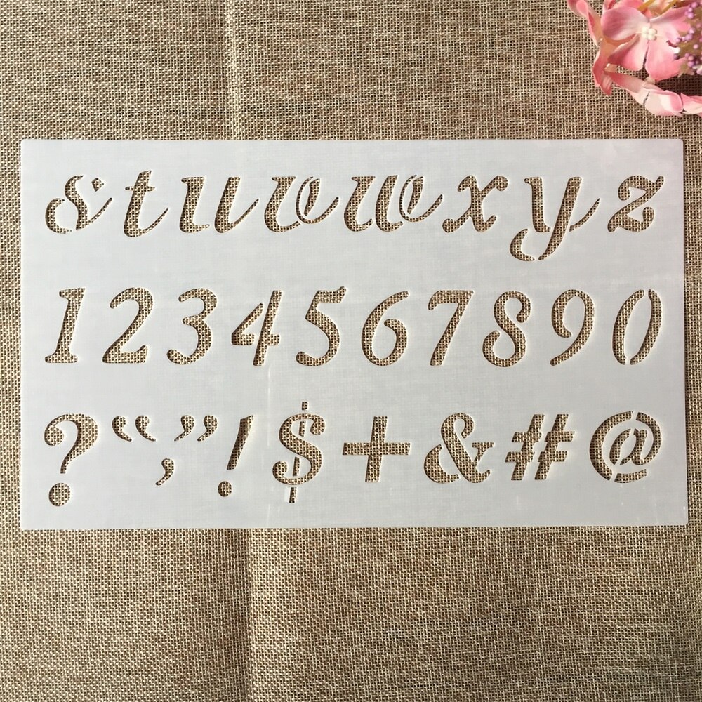 3 stuks 30*17cm Alfabet Engels Letters DIY Gelaagd... – Grandado