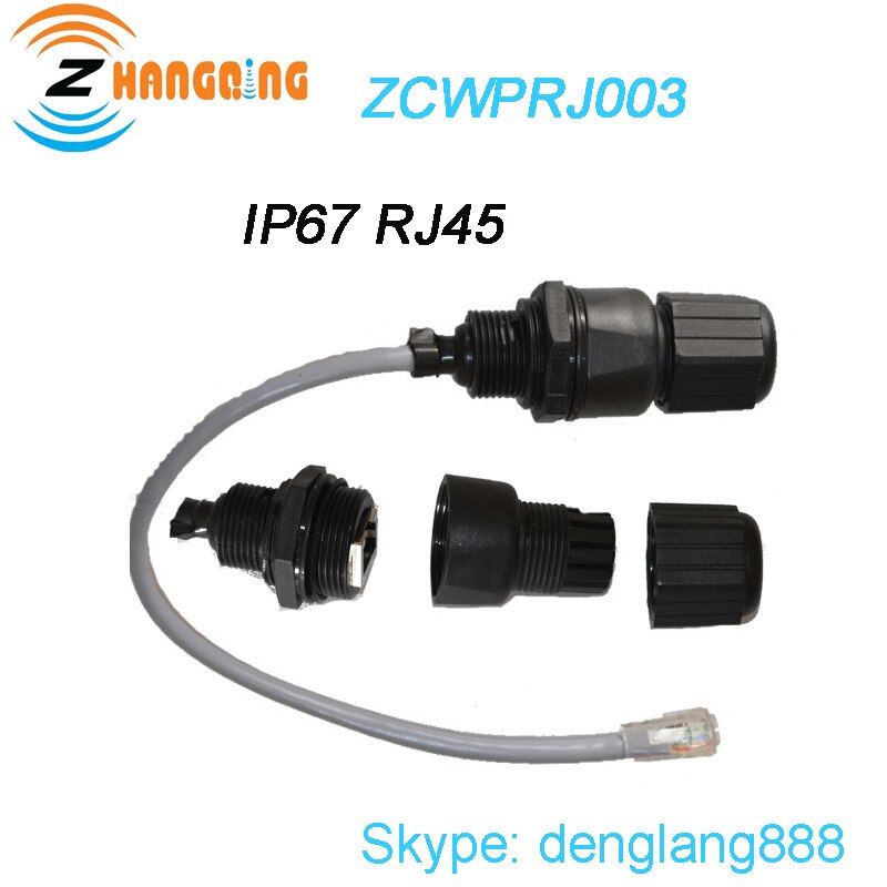 IP67 M25 Ethernet LAN RJ45 Waterproof Connector Tw... – Grandado